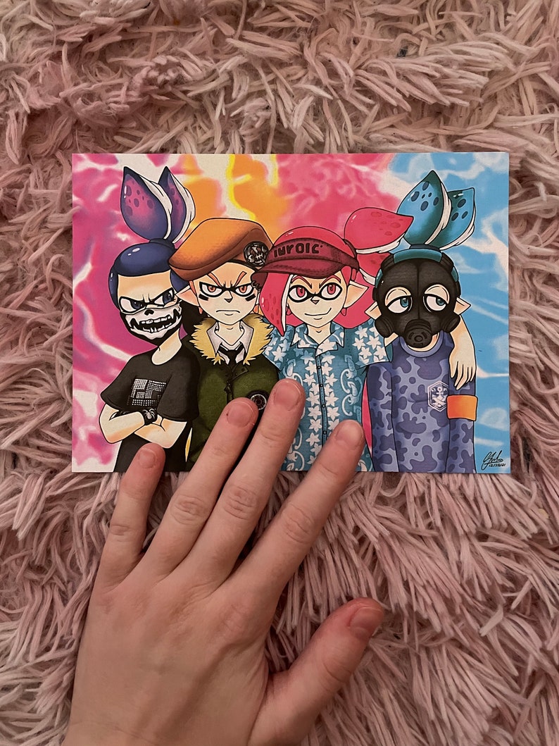 Splatoon Manga S4 Art Print - Etsy