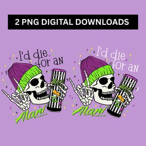 Skeleton Alani PNG Digital Download Printable Sublimation or DTG Design ...