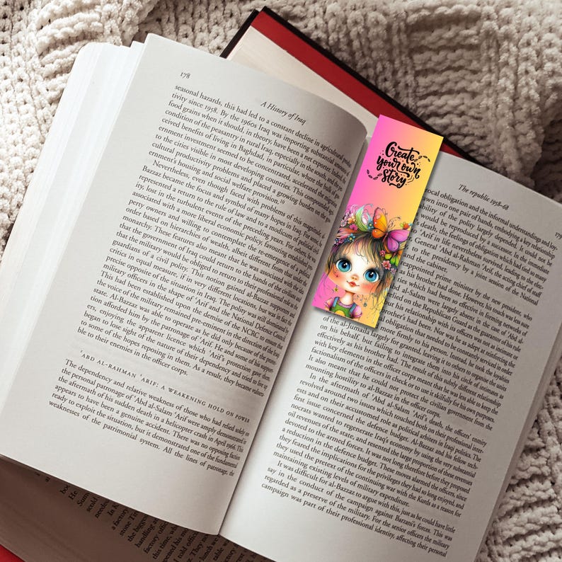 Inspirational Printable Bookmark Bundle, 10 Cute Quirky Girl ...