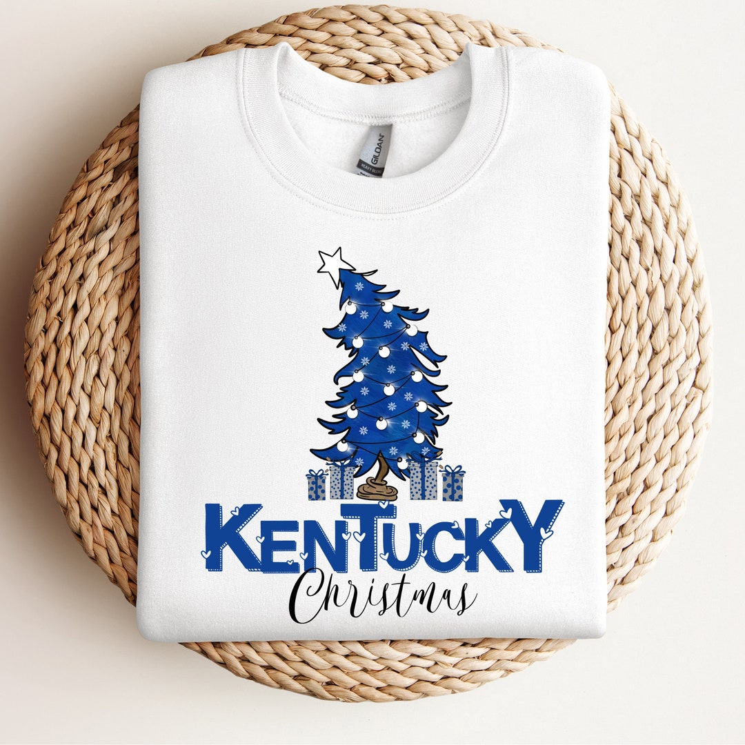Cute Kentucky Christmas Tree PNG, Ky Blue Christmas Tree Sublimation ...