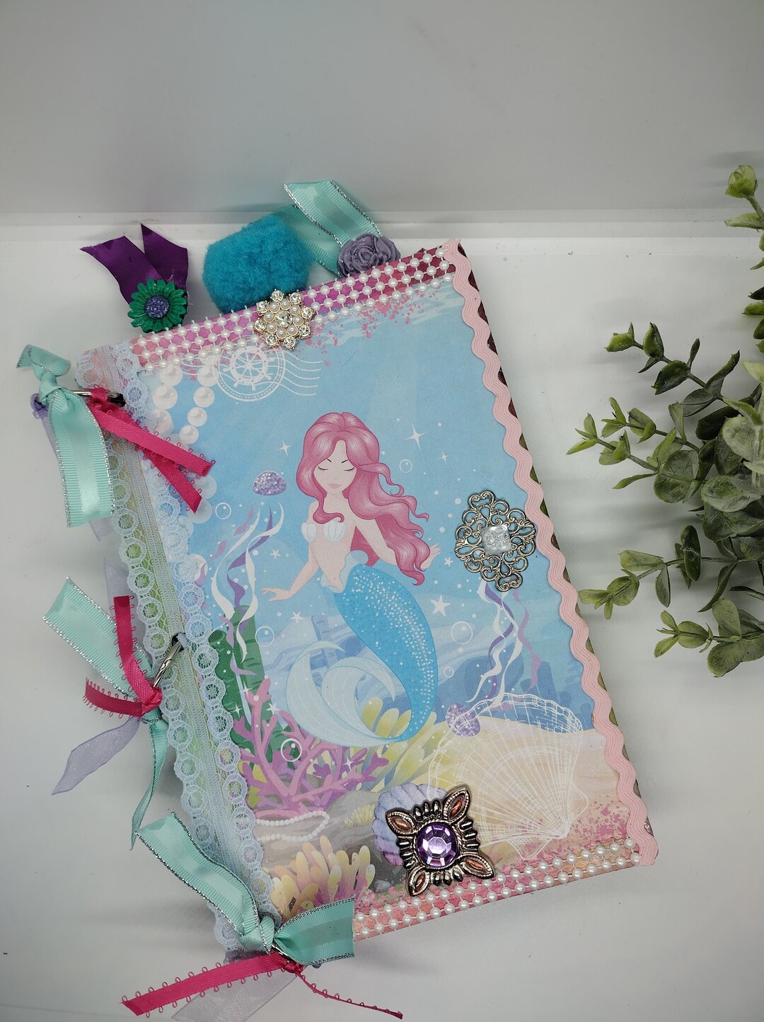 Mermaid Fantasy Journal, Mermaid Junk Journal, Journal for Girl, Gift ...