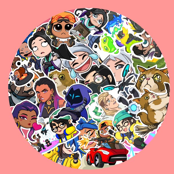 Valorant Stickers - Etsy
