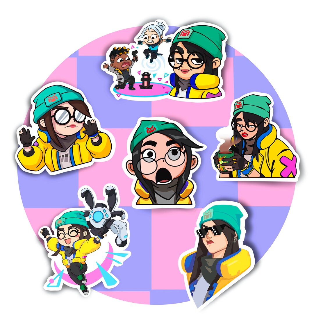 Valorant Killjoy Stickers in Vinyl Glossy Waterproof - Etsy