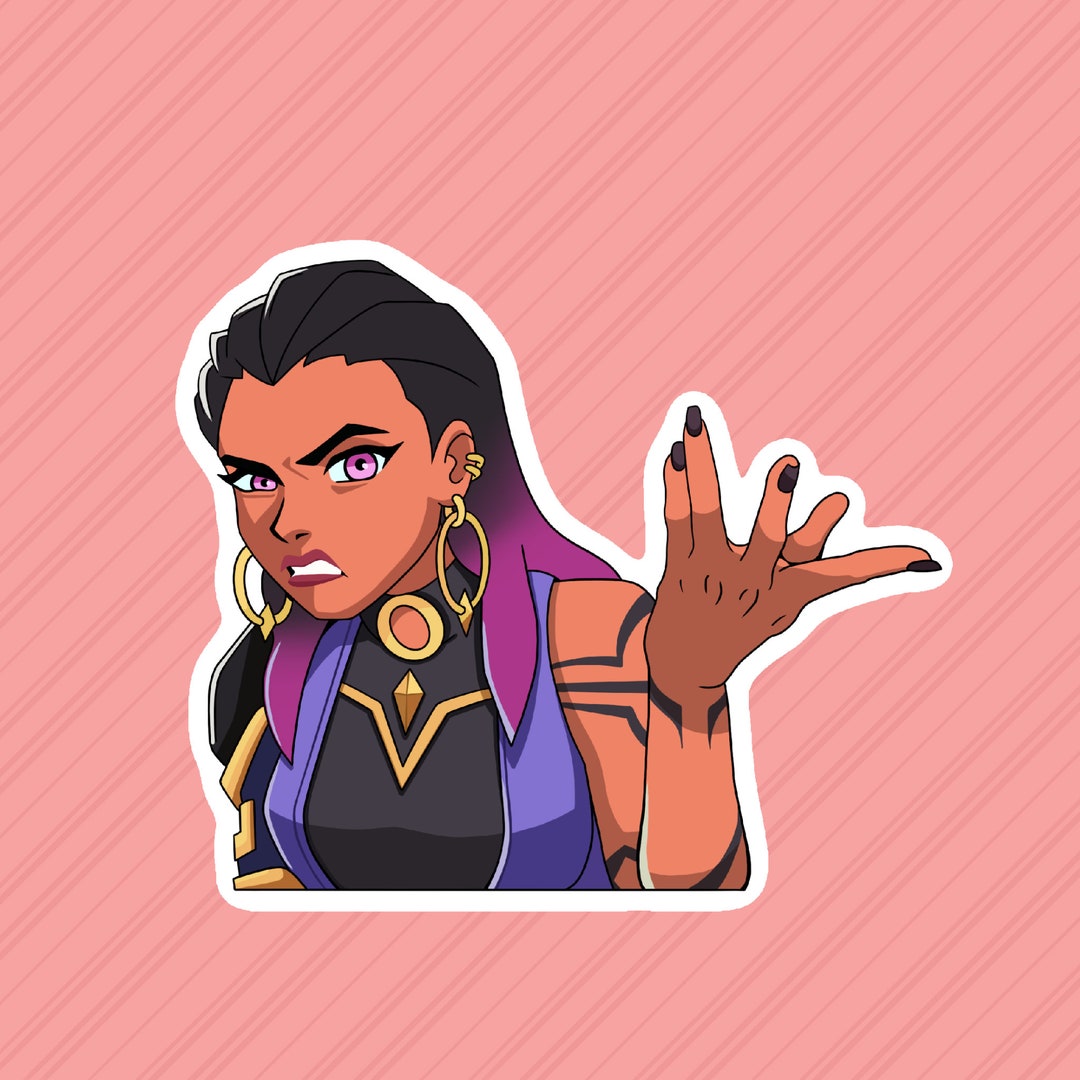 Huh Reyna Spray Valorant Stickers Vinyl Glossy - Etsy