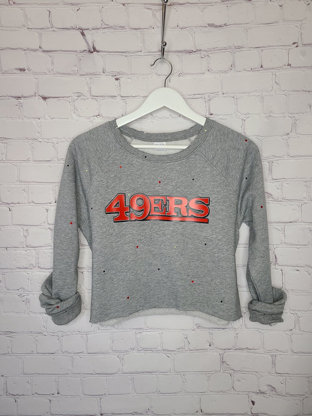 San Francisco 49ers Crop Sweatshirt - Etsy