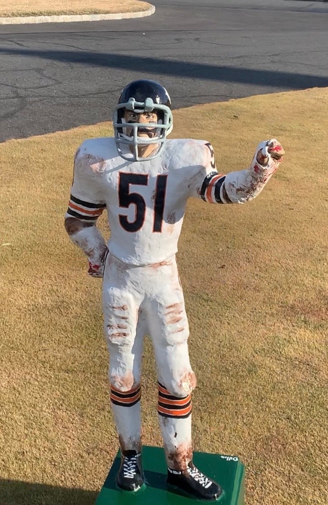 Legendary Bears Linebacker Dick Butkus in Road Uniform. - Etsy