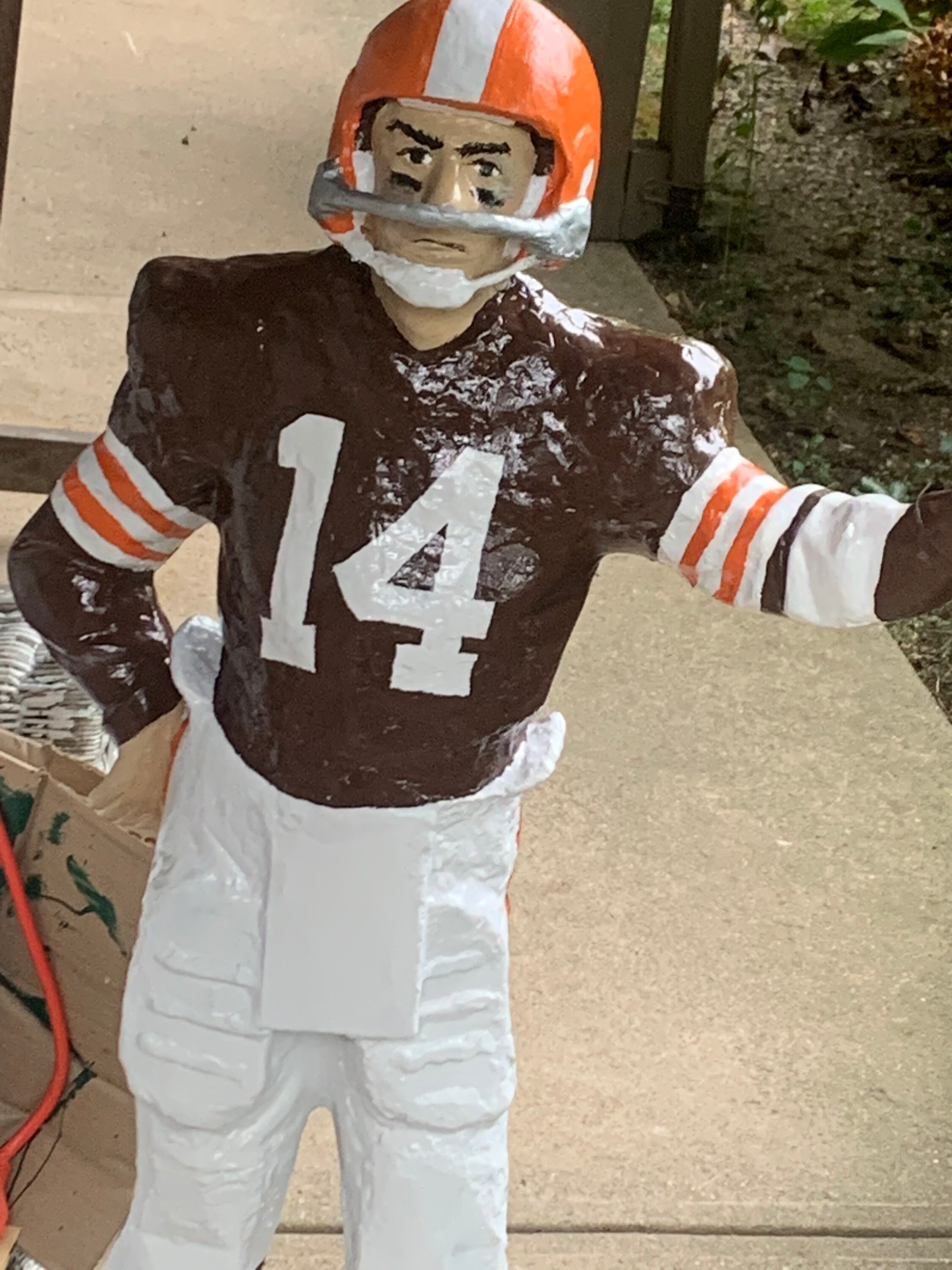 NFL Hall of Fame QB Otto Graham Statue - Etsy