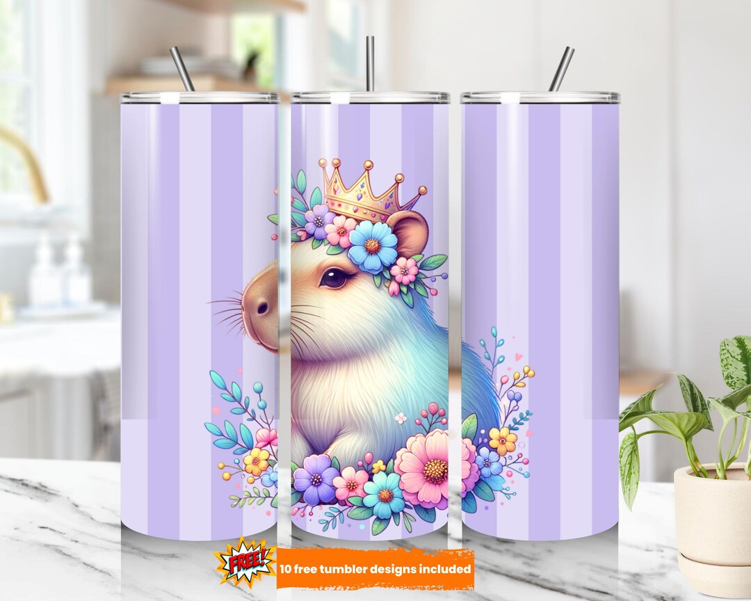 Cute Capybara Tumbler Png, Capybara Png, Capybara Tumbler Png, 20oz ...