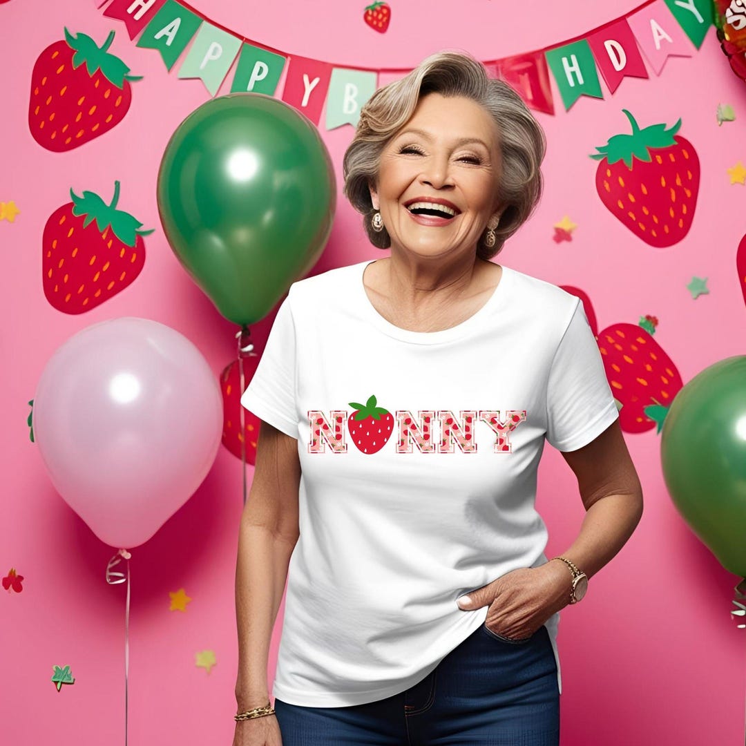 Berry First Nanny Nonny PNG | Strawberry Design | Berry Digital Download File | Two One Birthday ...