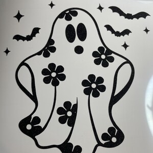 Hippie Ghosts Decal- Black Shimmer - Etsy
