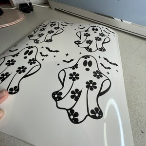 Hippie Ghosts Decal- Black Shimmer - Etsy