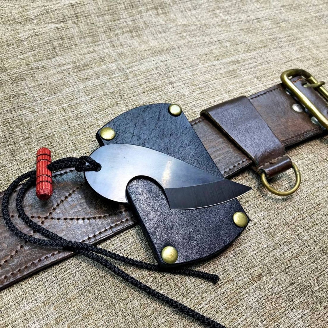 Small Fixed Blades Edc Knife With Sheath. Pocket Custom Made Legal ...