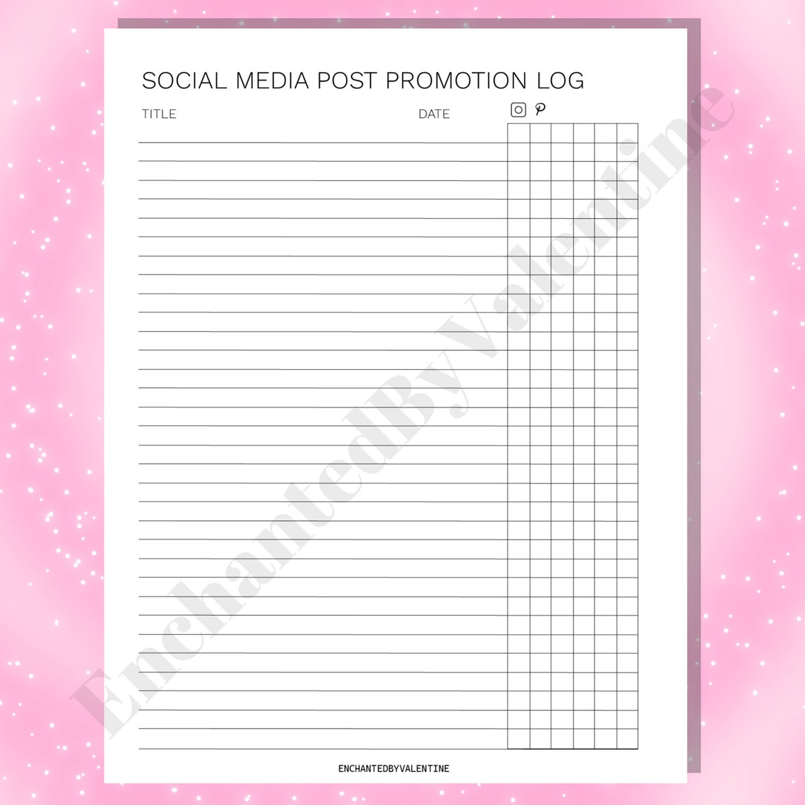 Printable Blog Planner Bundle Blogger Kit Content Strategy - Etsy