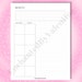 Monthly Calendar on 2 Pages Printable, Letter Size, Minimal, Monthly ...