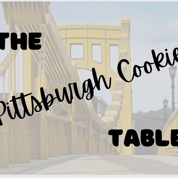 Pittsburgh Bridges for Cookie Table - Etsy