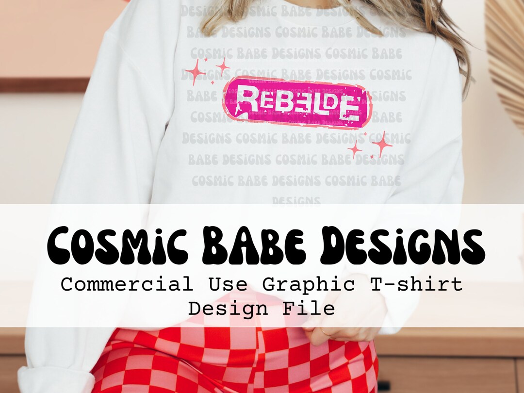Pink Rebelde Logo RBD Graphic Tee Design PNG - Etsy