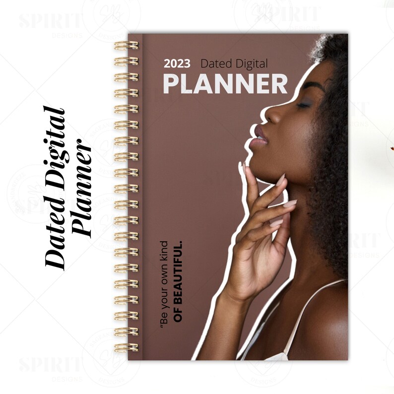 Melanin Digital Planner, Black Girl Digital Planner, Planner Dated ...