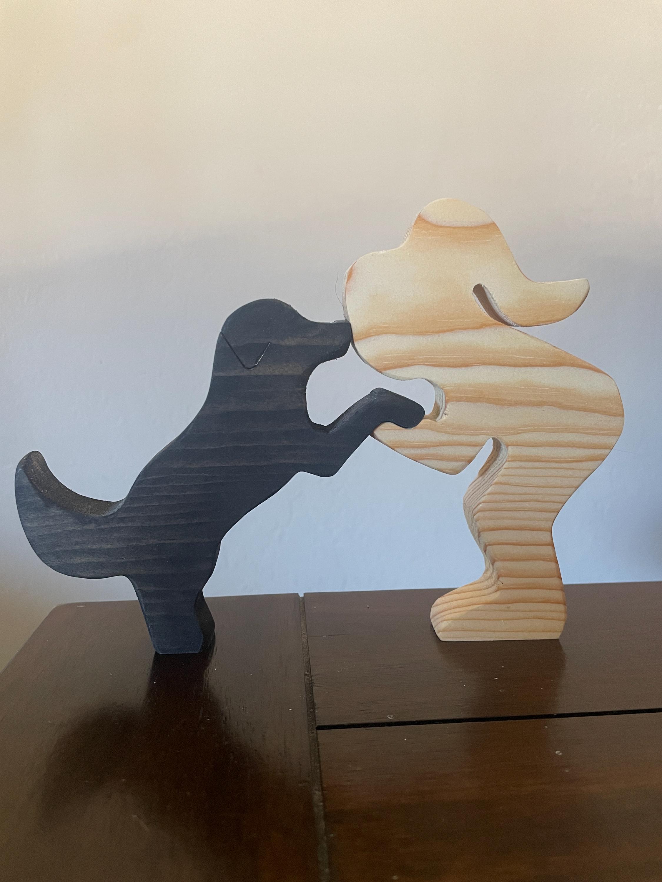Human & Dog Golden Retriever Labrador Doodle Poodle Mixed Breed ...