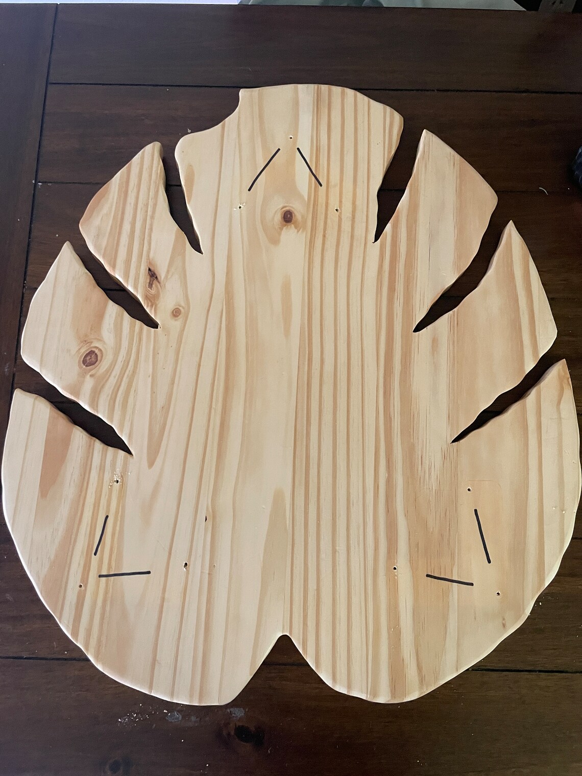 8 Inch Tall Large Monstera Leaf Plant Stand End Table - Etsy