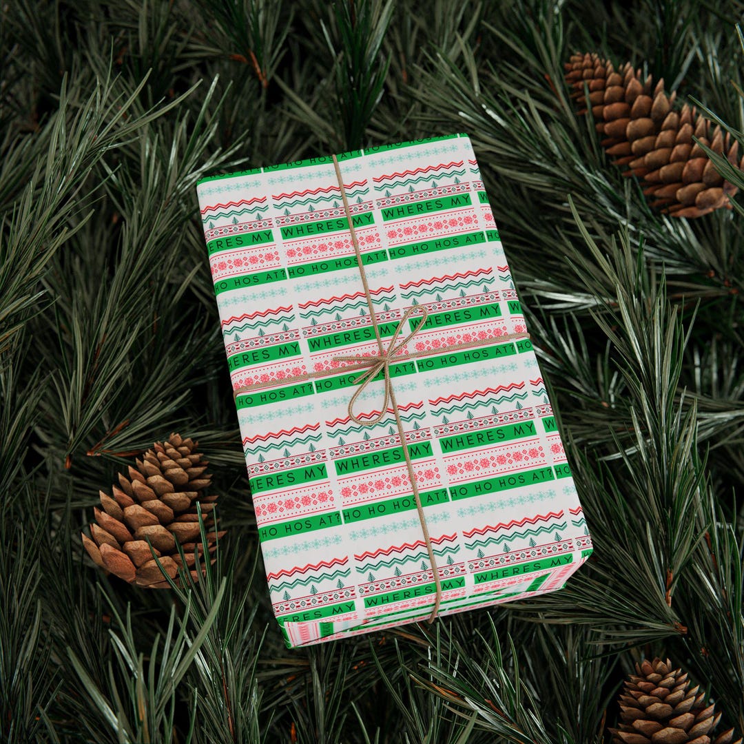 Funny Christmas Wrapping Papers Hilarious Holiday Gift Wrap, Sarcastic ...