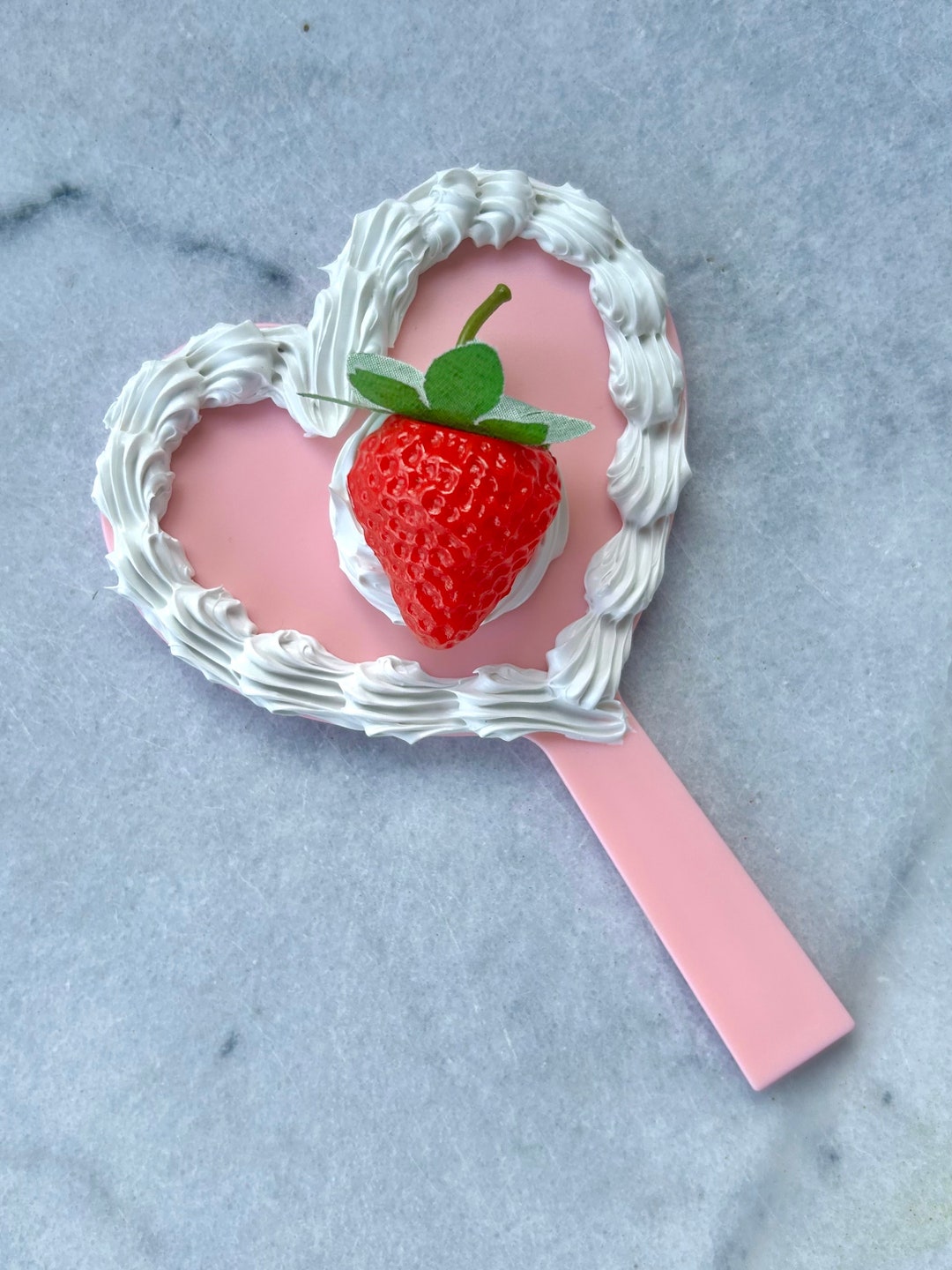 Strawberries & Cream Mirror - Etsy
