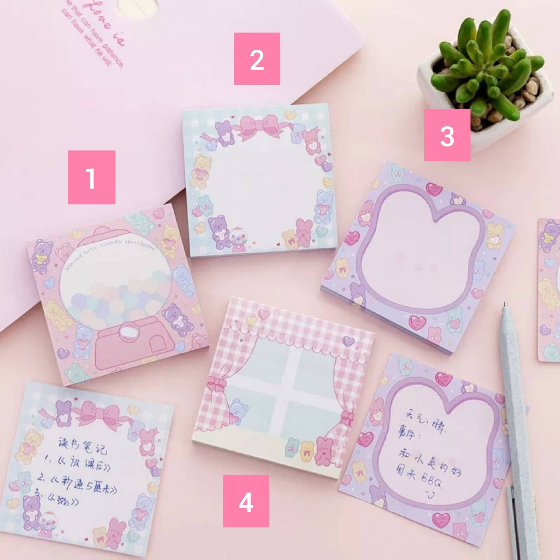 Cute Notepad - Kawaii Notepad - Cute Notepads - Etsy