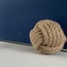 3" Monkey Fist Rope Décor, Nautical, Beach Decor, Knots, Coastal ...