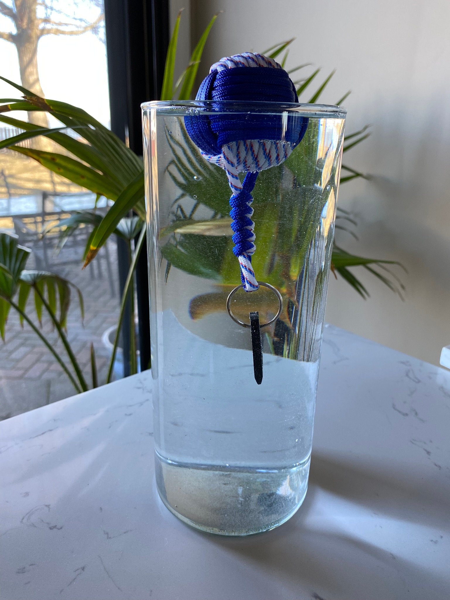 Floating Monkey Fist Keychain - Etsy