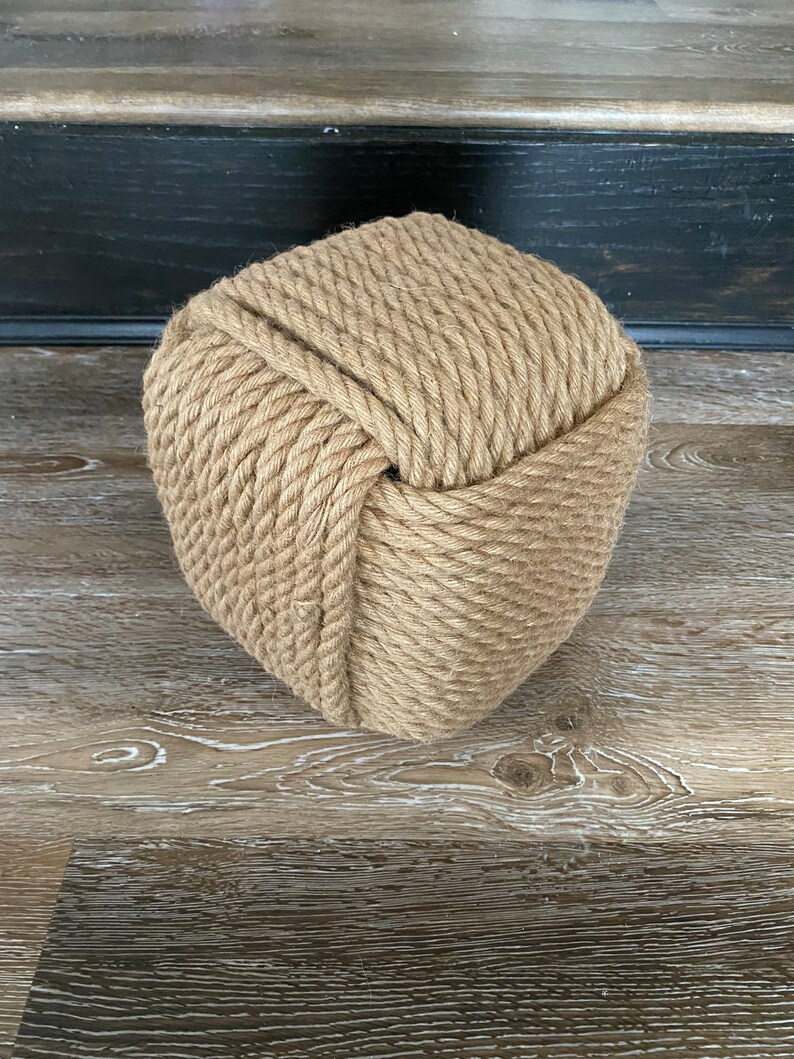 12lb XL Monkey Fist Rope Doorstop With Nautical Decor - Etsy