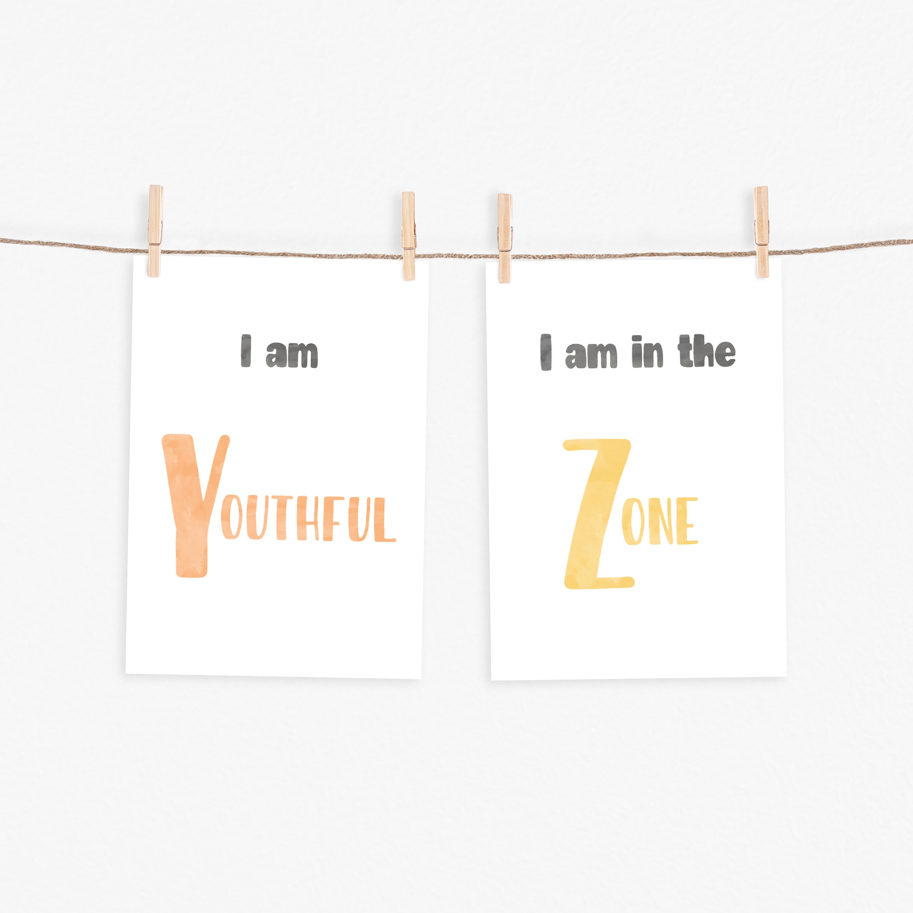 26 Kids Alphabet Affirmation Cards ABC Cards Alphabet Cards Positive ...