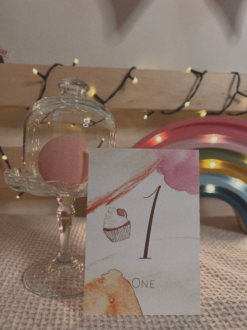 Sweet Sweet Numbers Number Flashcards Learning Numbers - Etsy