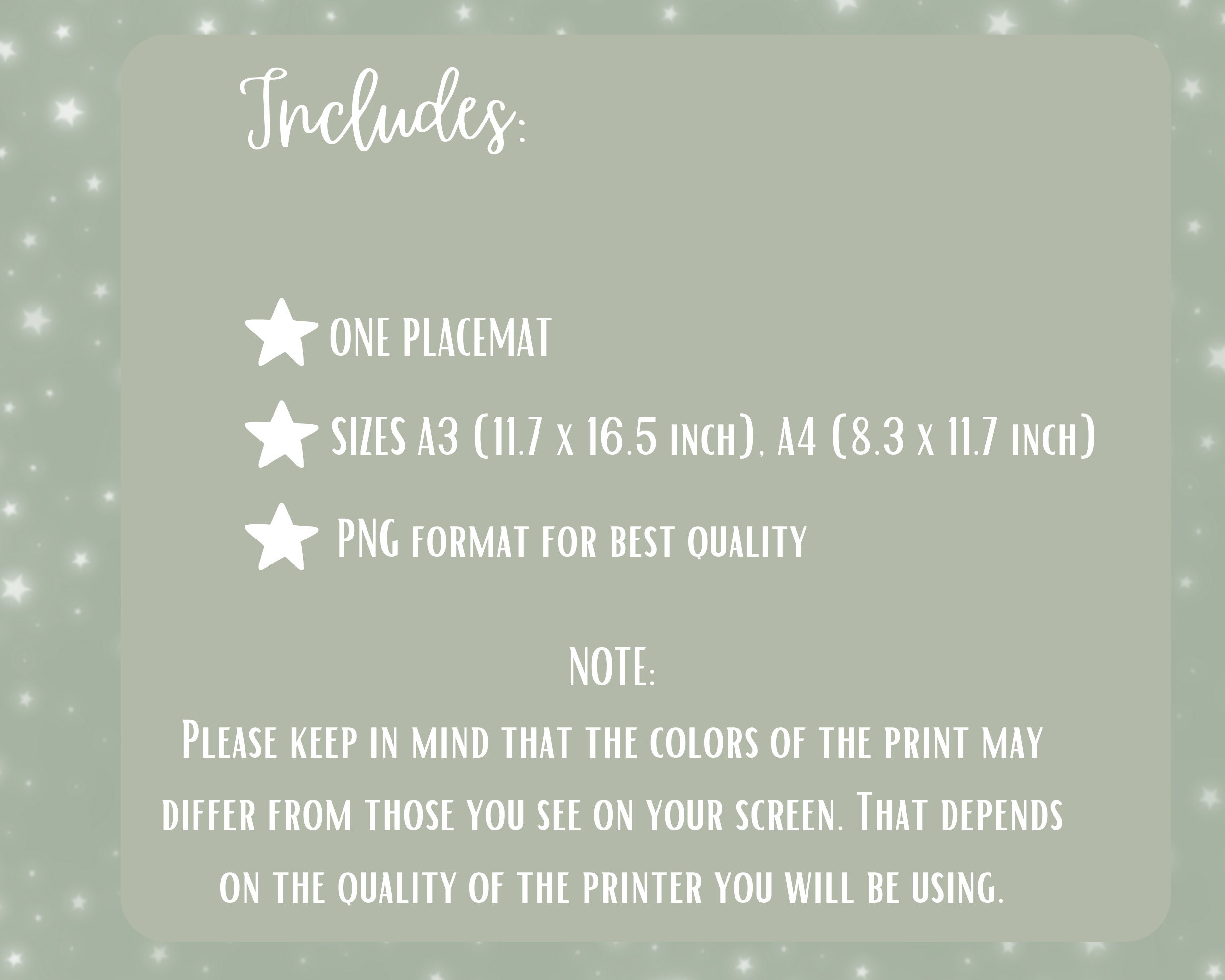 Printable Montessori Placemat | Educational Placemat | Toddler Placemat ...