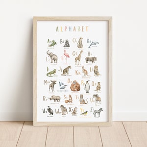 Alphabet Poster | ABC Poster | Animal Alphabet | Educational Poster ...