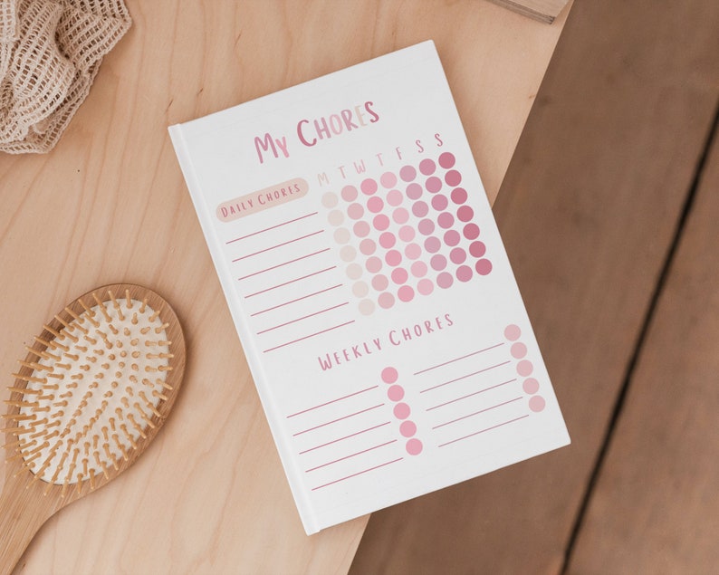 Kids Chore Chart Girls Chore Chart Editable Kids Chore Chart Printable ...