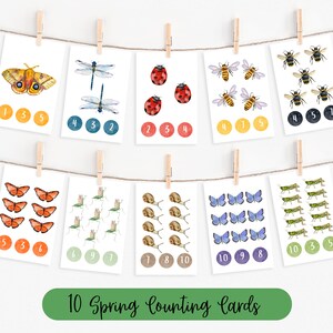 Counting Cards | Number Flashcards | Math Flashcards | Preschool ...