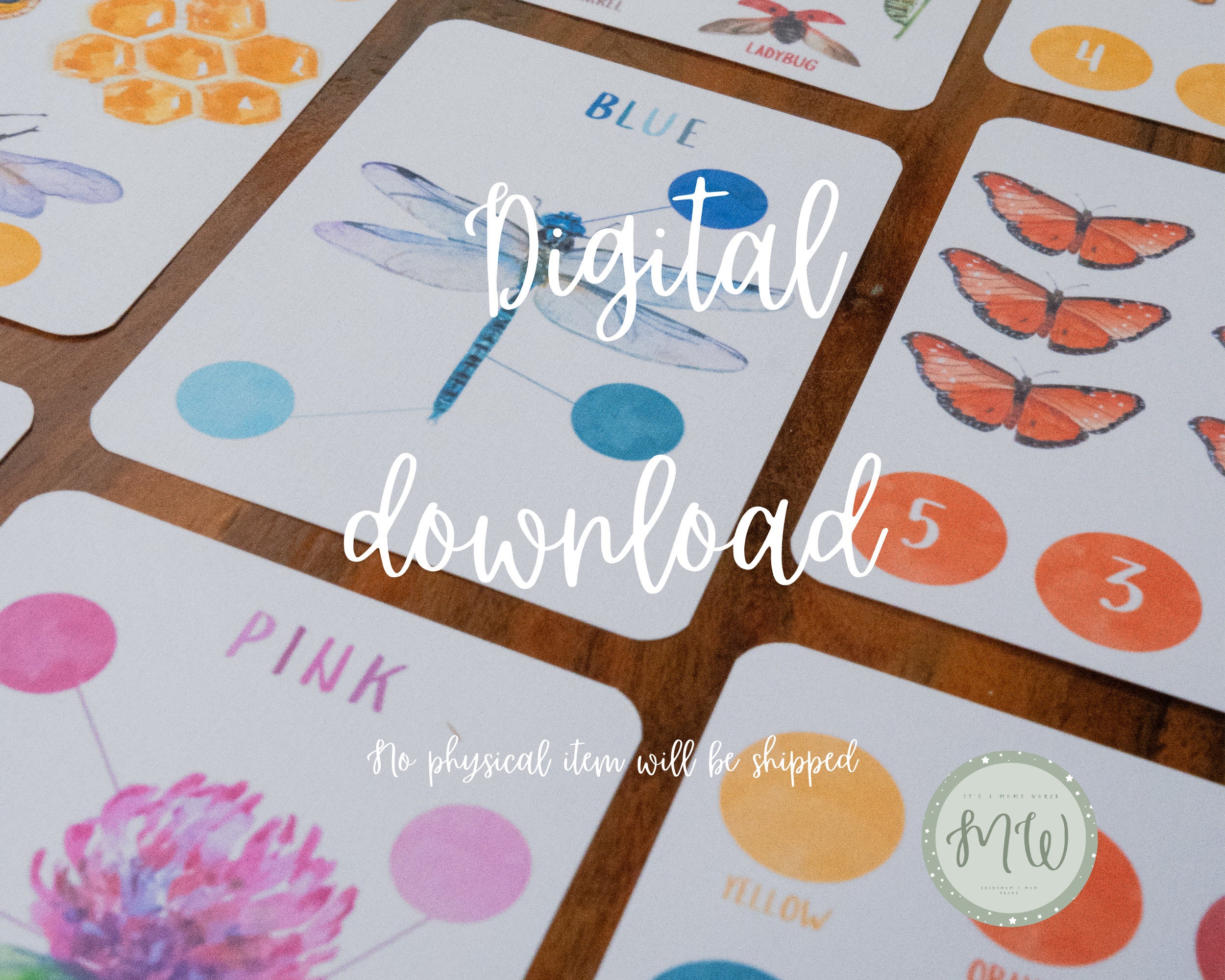 40 Spring Flashcards | Color Flashcards | Counting Flashcards | Nature ...