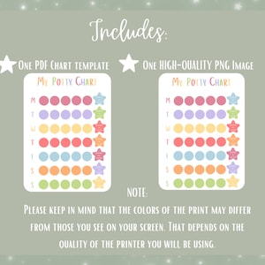 Potty Training Chart | Potty Chart | Potty Training | Reward Chart ...