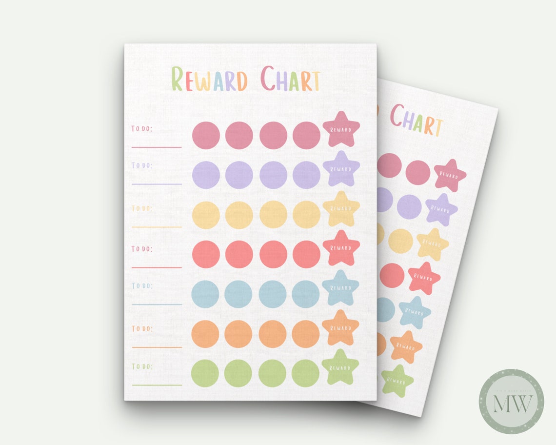 Reward Chart Kids Reward Chart Behavior Chart Kids Chore - Etsy