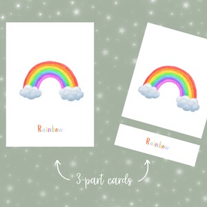 12 Weather Flashcards | Toddler Flashcards | Montessori Flashcards ...