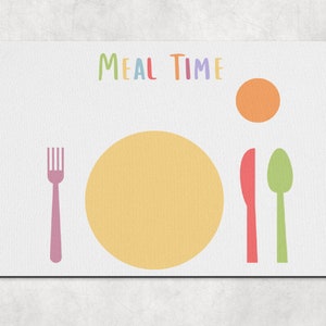 Printable Montessori Placemat | Educational Placemat | Kids Placemat ...