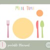 Printable Montessori Placemat | Educational Placemat | Toddler Placemat ...