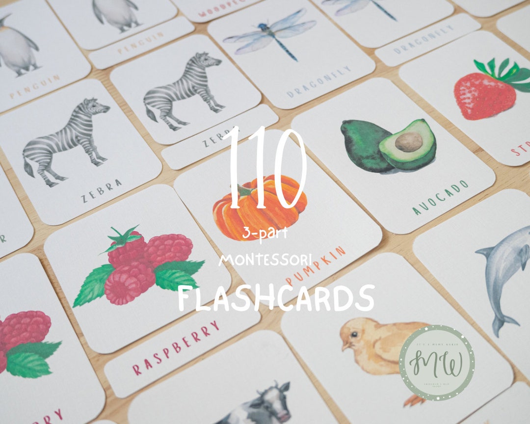 110 Flashcards Bundle | Wild Animals Flashcards | Farm Animals ...