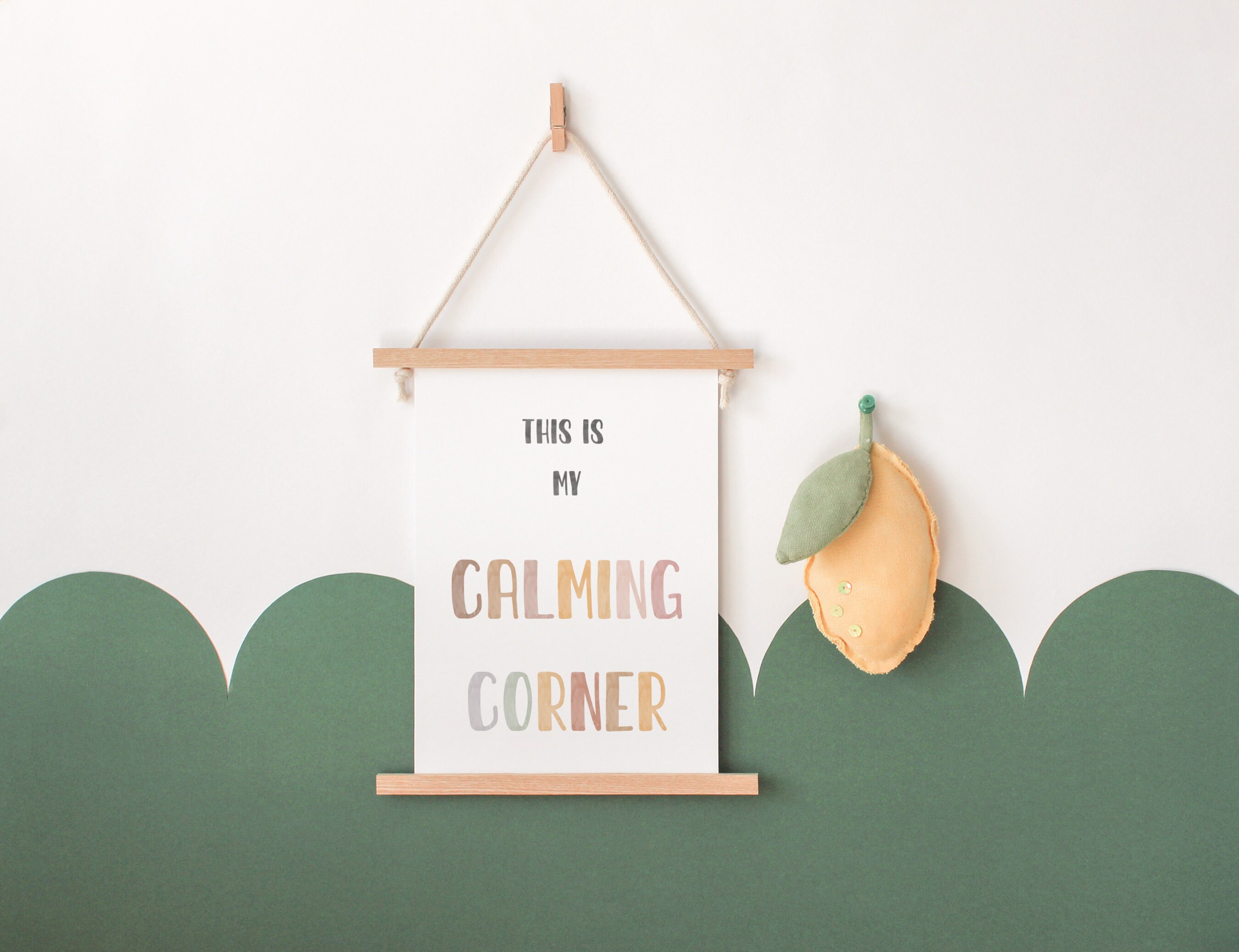 Calming Corner Poster Montessori Wall Art Educational Posters Neutral ...