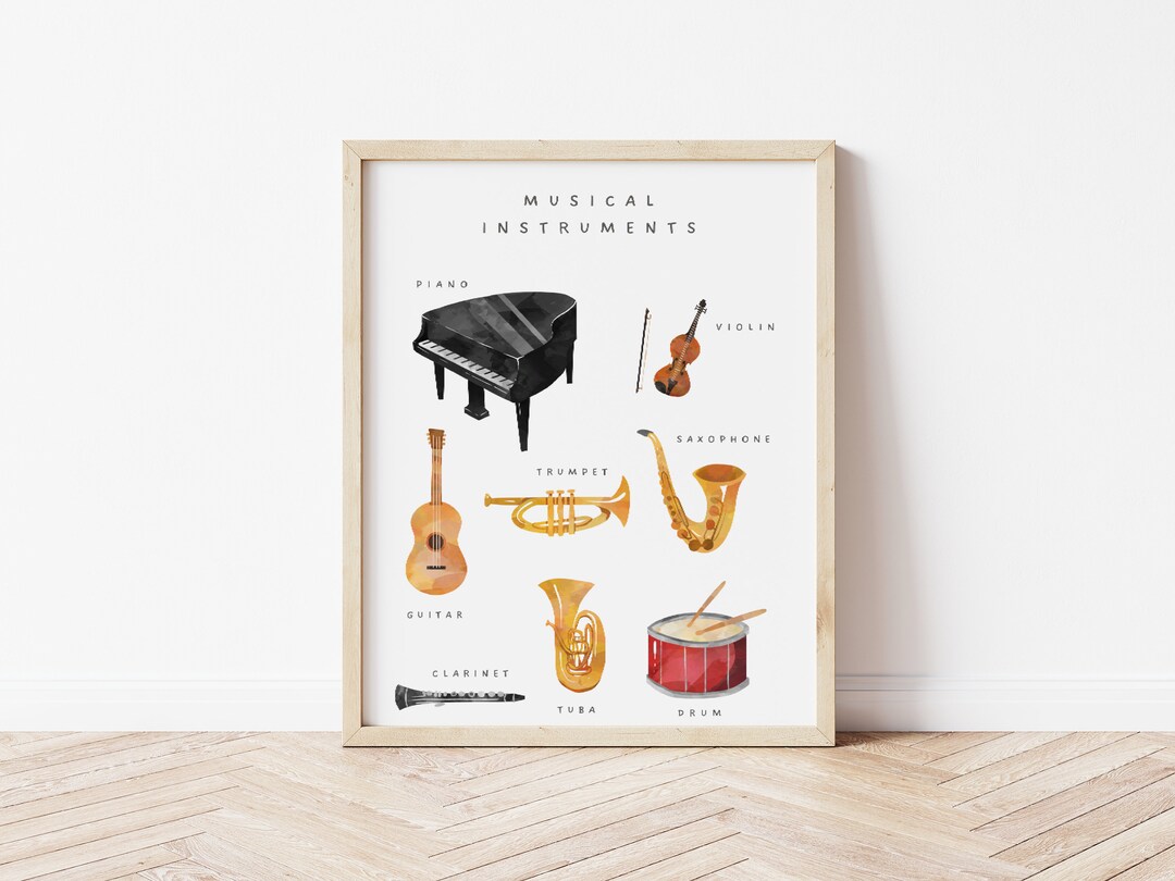 Musical Instruments Poster | Educational Poster | Music Classroom Decor ...