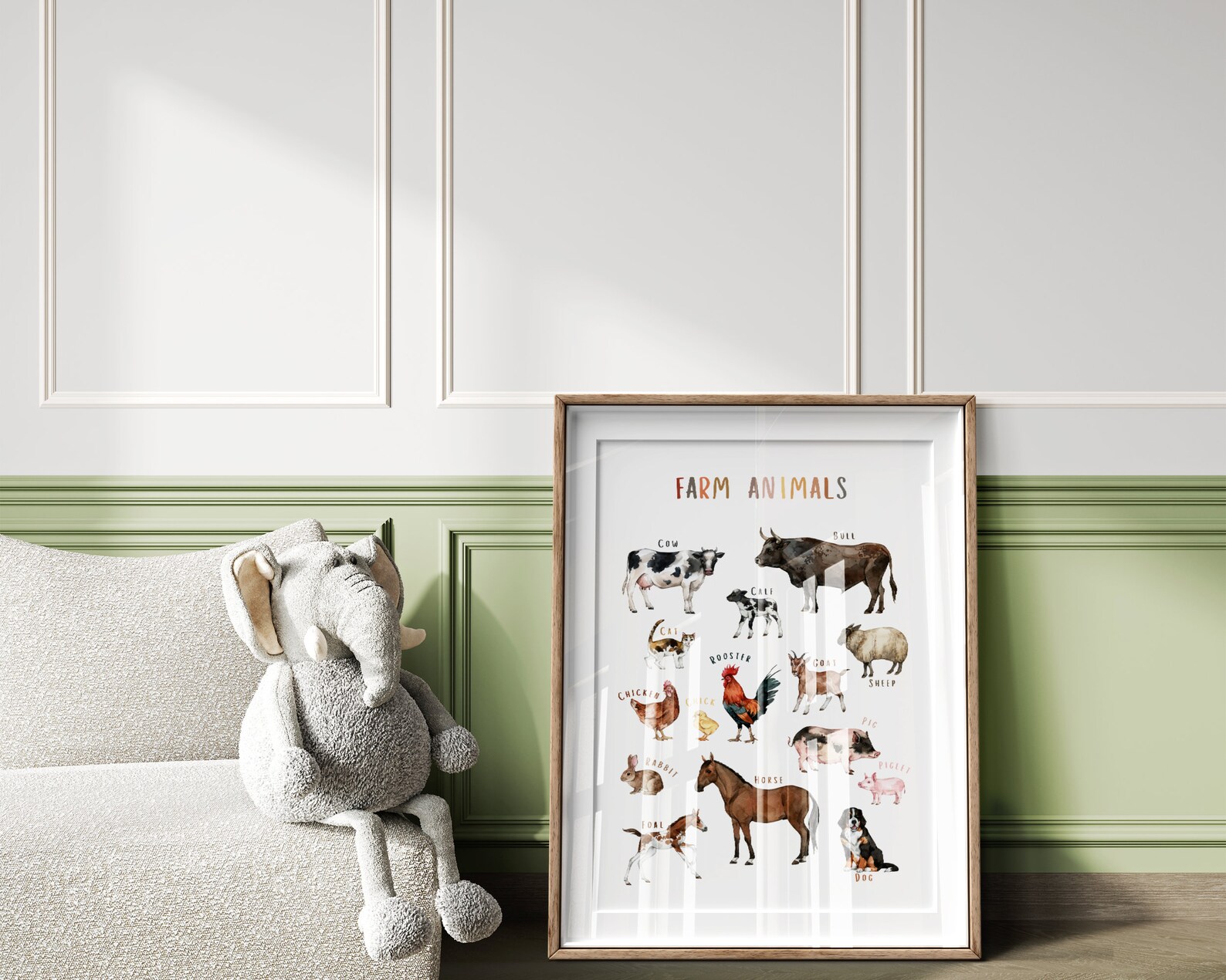 Set of 3 Educational Posters Animal Posters Classroom Decor Montessori ...