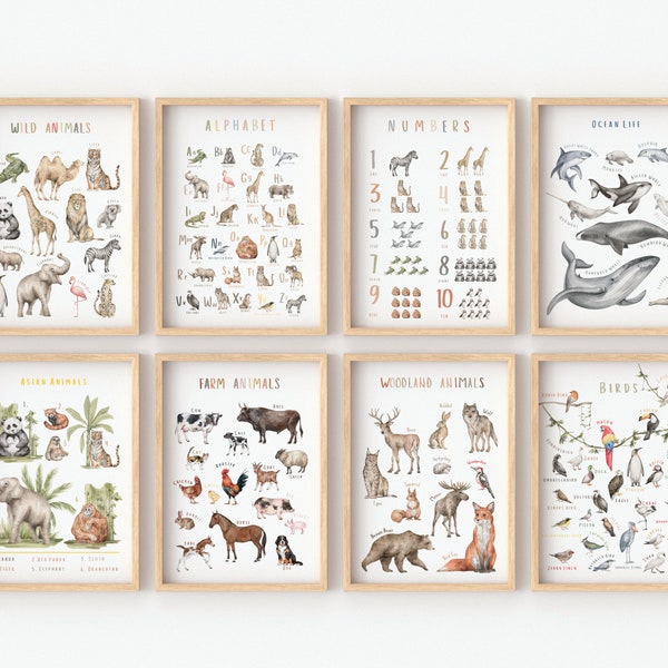 Montessori Wall Art - Etsy