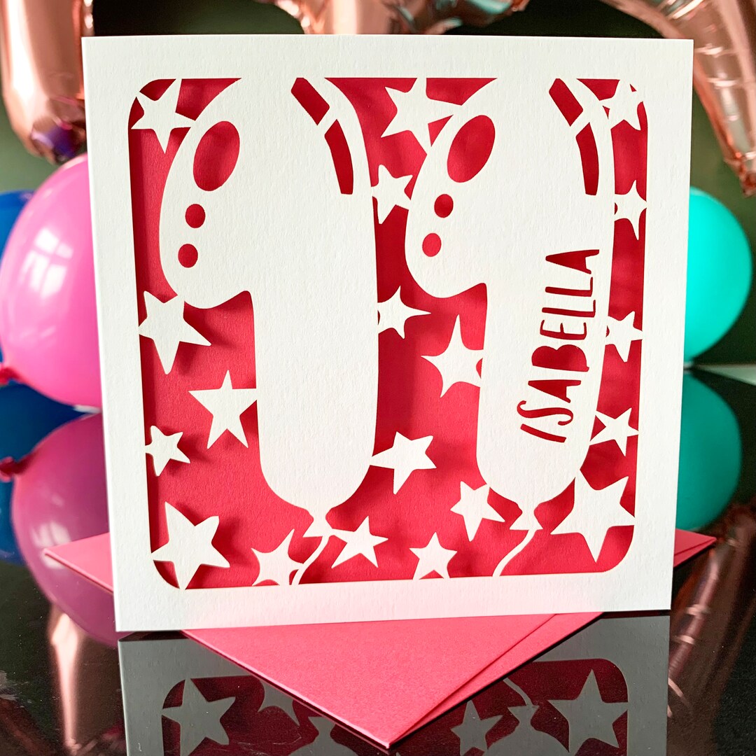 Balloon Personalised 11th Birthday Card - Etsy