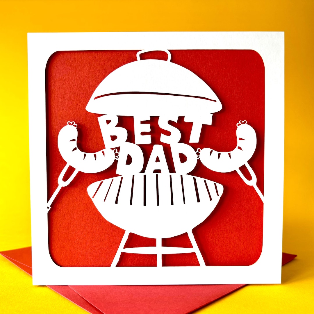Barbecue Father's Day Card - Etsy UK