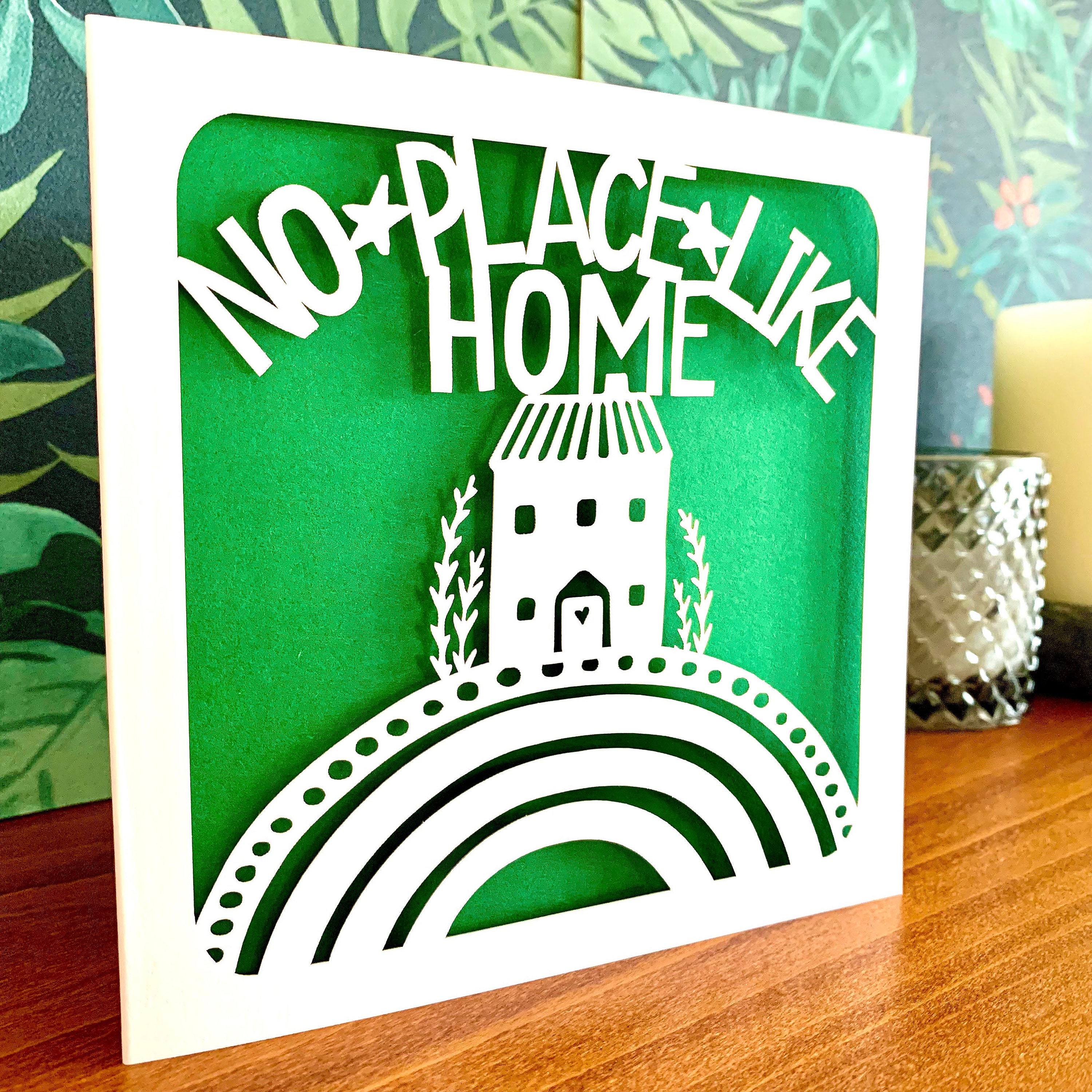 Personalised No Place Like Home Card - Etsy