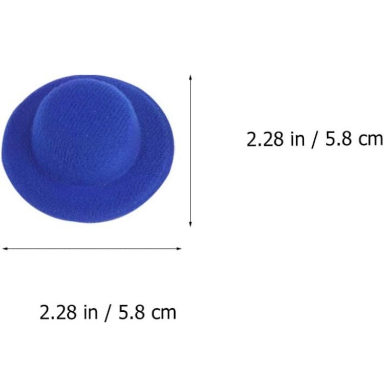Mini Hats Craft Doll Hats Miniature Hats Top Hats Doll Hair Accessories ...